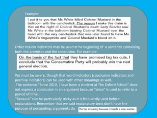 Identifying Reasons in Arguments | PDF