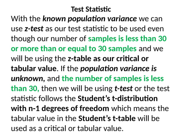statitics-Identifying rejection region.pptx