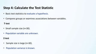 Identifying Research Problems, Hypothesis and Its Testing, Types of ...