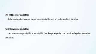 Identifying Research Problems, Hypothesis and Its Testing, Types of ...