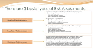 Identifying risks in the workplace | PDF