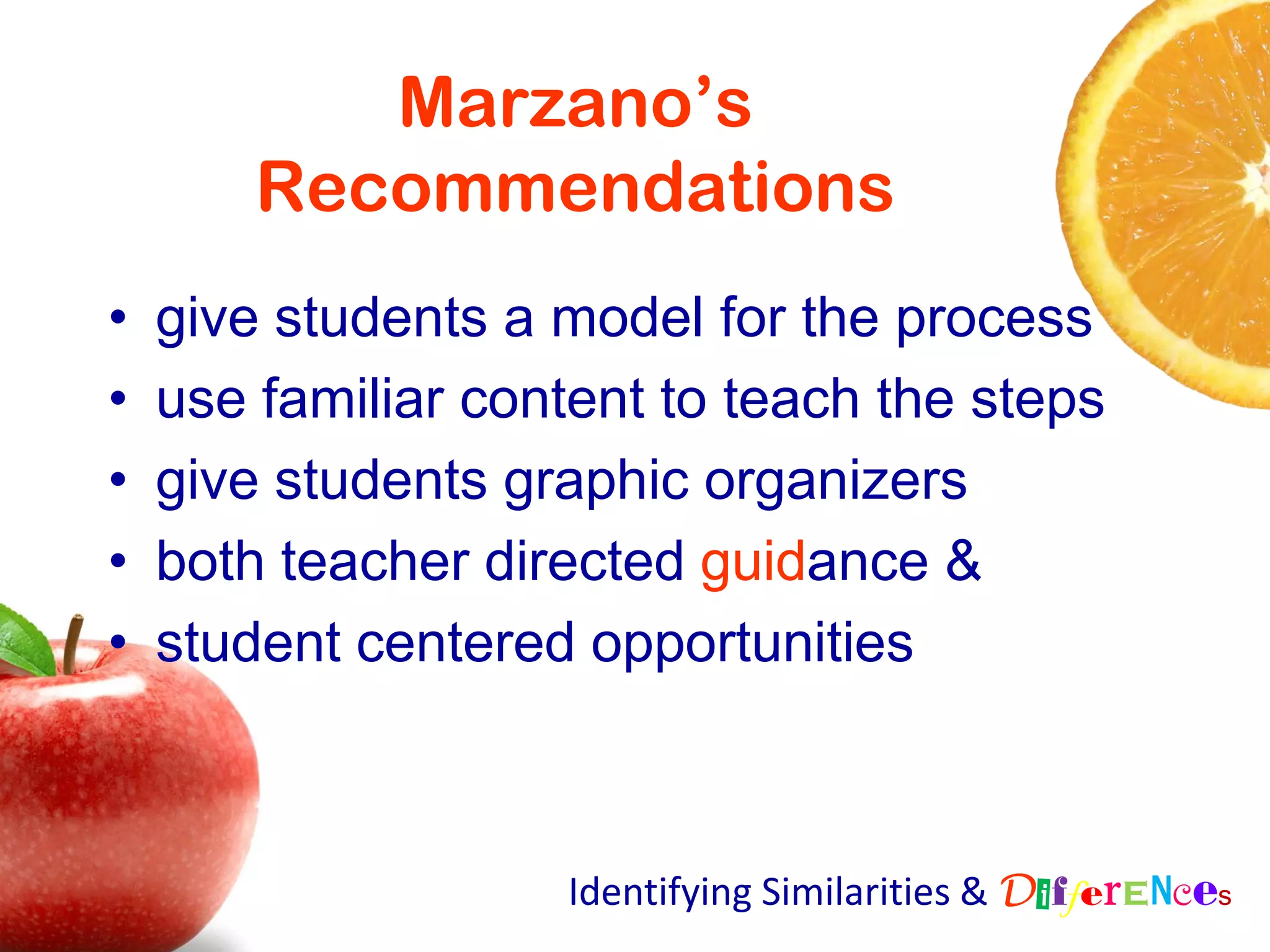 Identifying Similarities & Differences | PDF