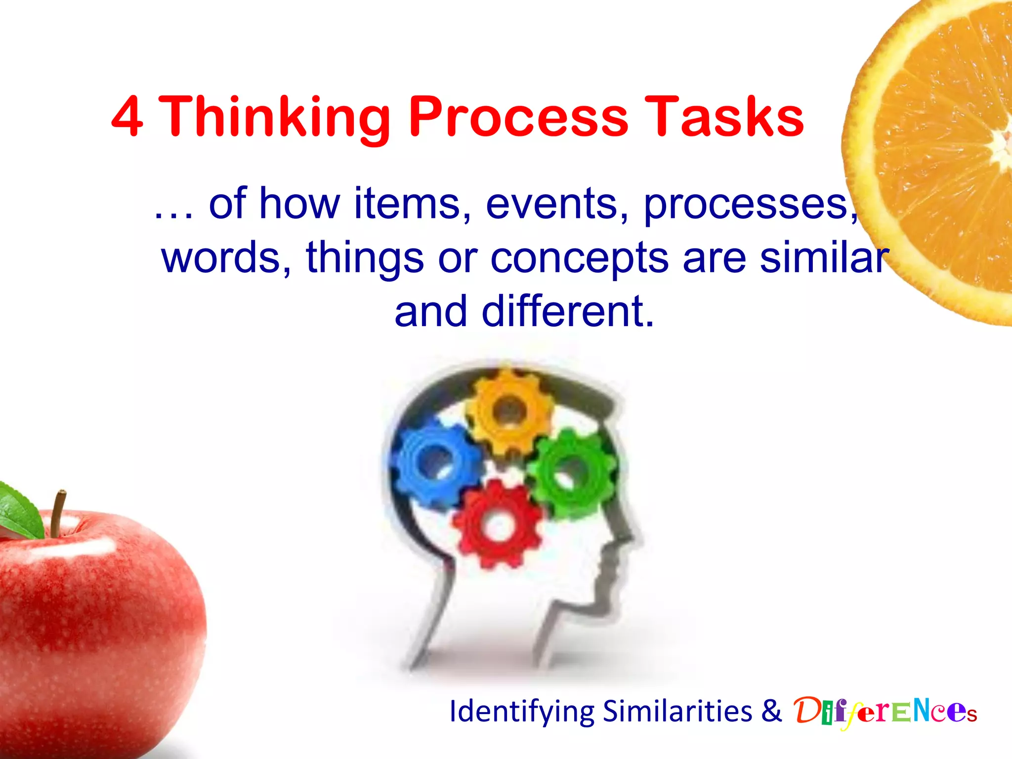 Identifying Similarities & Differences | PDF