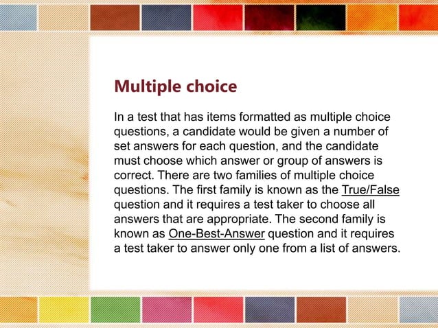 Identifying Test Objective (Assessment of Learning) - CES report 011114 ...