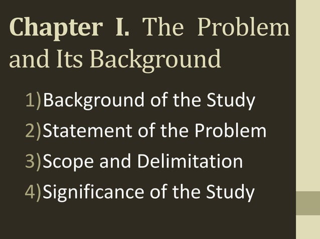 Chapter 2. Identifying the inquiry and stating the problem (Practical ...