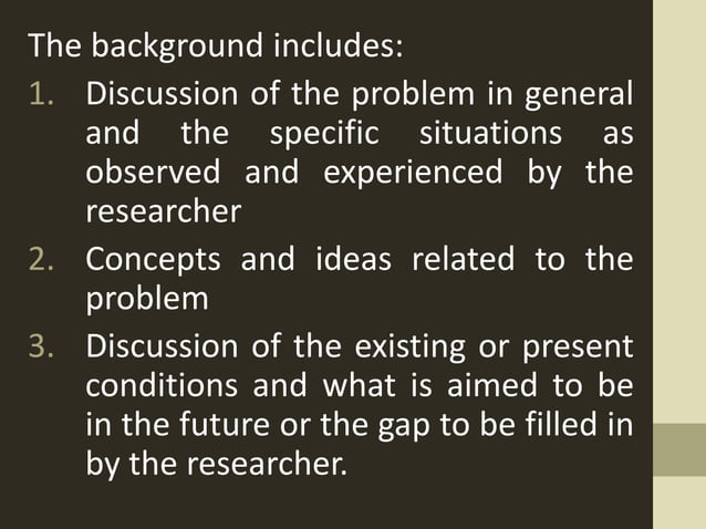 Chapter 2. Identifying the inquiry and stating the problem (Practical ...
