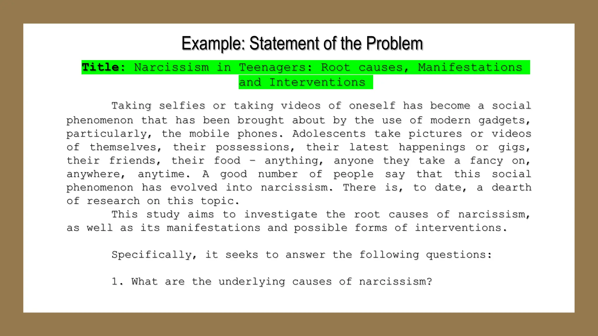 Identifying the Inquiry and Stating the Problem Part II.pptx