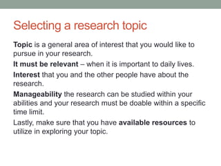 IDENTIFYING THE INQUIRY AND THE STATING THE PROBLEM.pptx