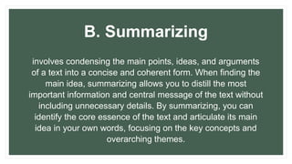 IDENTIFYING THE MAIN IDEA.ENGLISH7POWERPOINTPRESENTATION | PPTX
