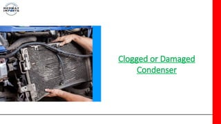 Identifying the Most Common Issues in Car AC Systems | PPTX