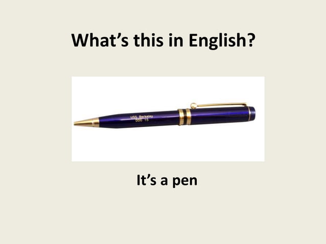 Identifying things | PPTX