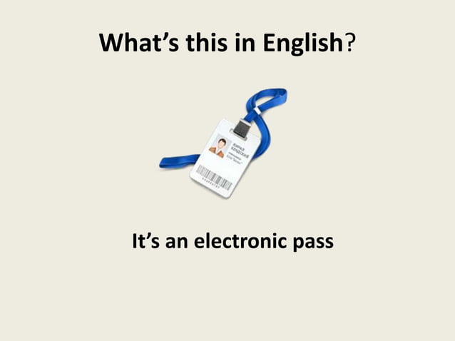 Identifying things | PPTX