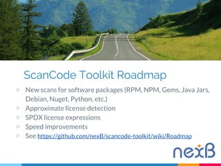 Identifying third party software with ScanCode | PDF