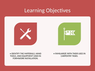 Identifying Tools, Materials CARPENTRY.pptx