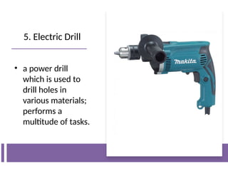 Identifying Tools, Materials CARPENTRY.pptx