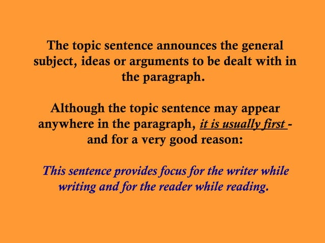 Identifying Topics, Main Ideas, and Supporting Details | PPT