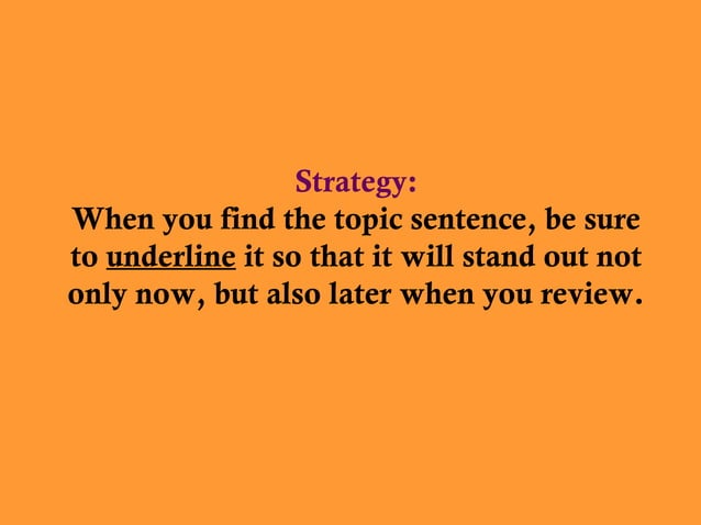 Identifying Topics, Main Ideas, and Supporting Details | PPT