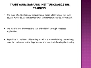 Identifying training needs | PPTX