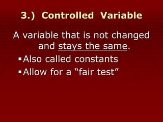Identifying Variables .ppt
