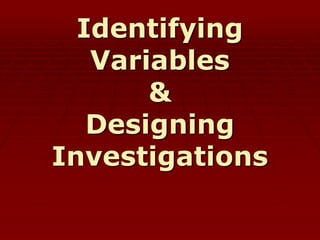 Identifying Variables.ppt