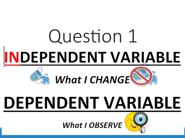 Identifying variables and practice worksheet | PPT