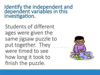 Identifying variables and practice worksheet | PPT
