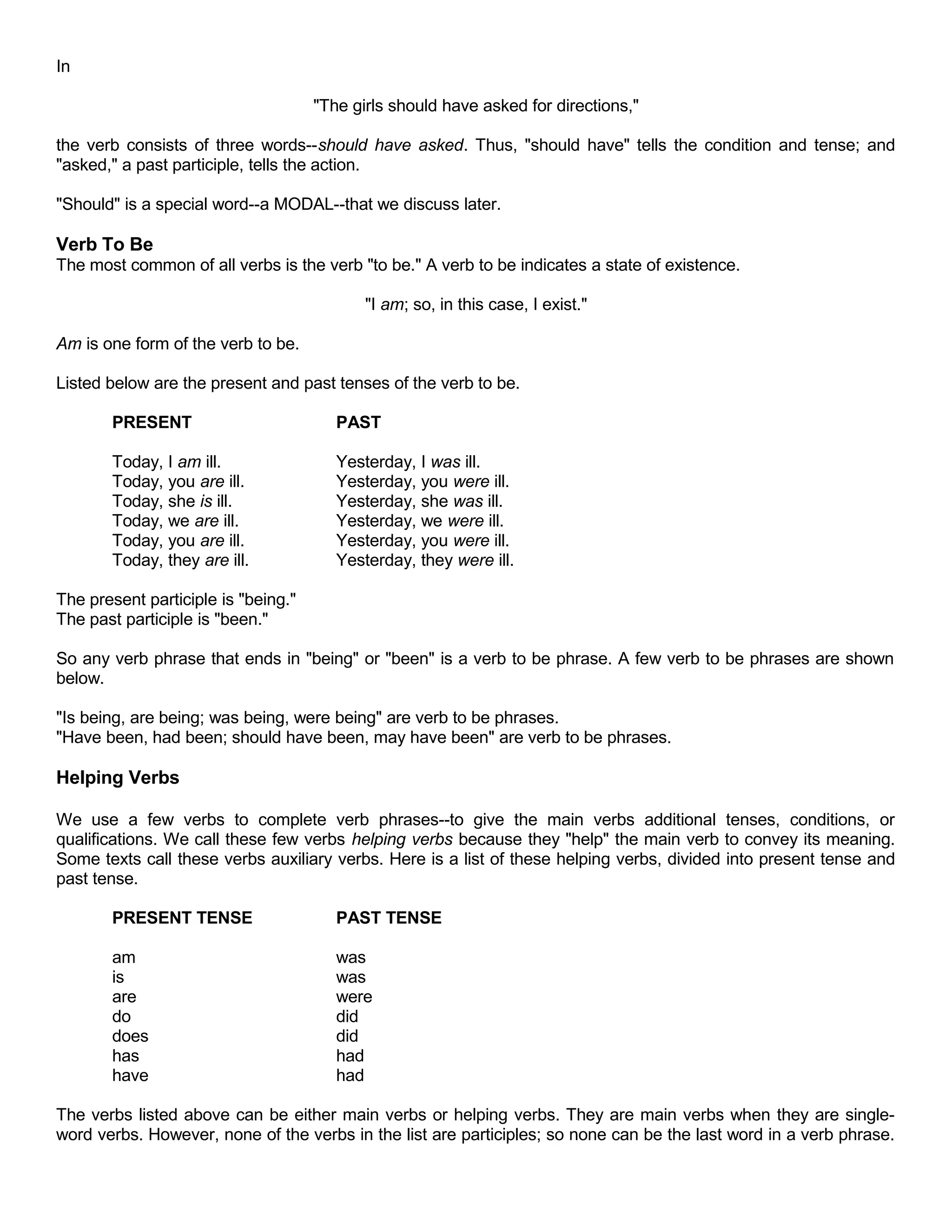 Identifying Verbs and Adverbs | DOC