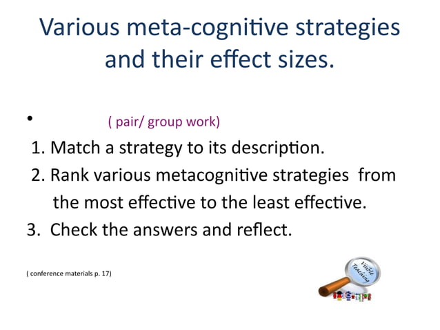 Identifying weak and strong promoters of sustainable learning c3 varna ...