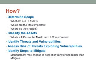 Identifying Your Agency's Vulnerabilities | PPTX | Computing | Technology & Computing
