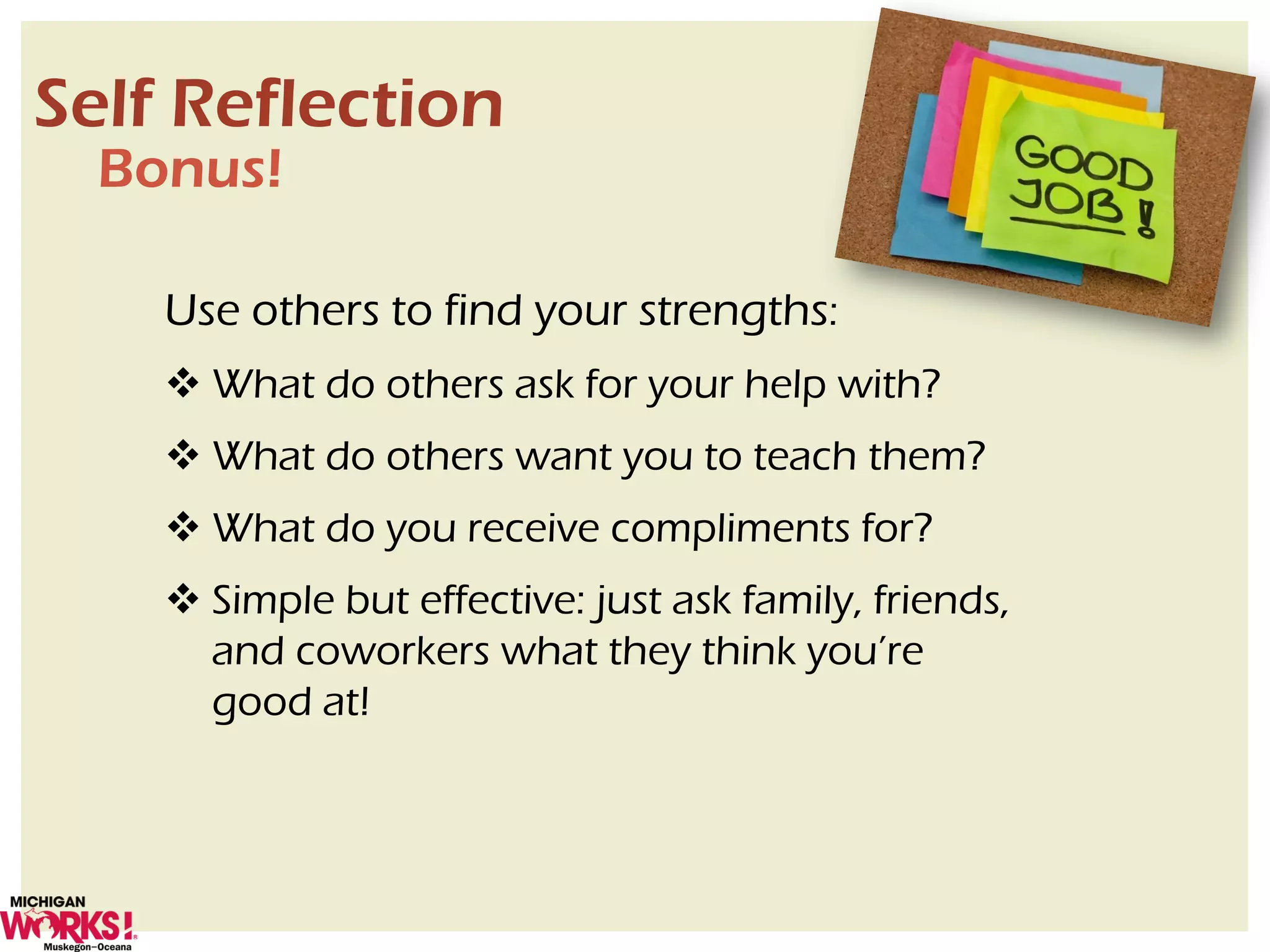 Identifying your strengths | PDF