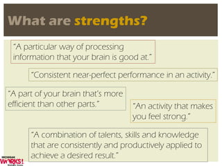 Identifying your strengths | PDF