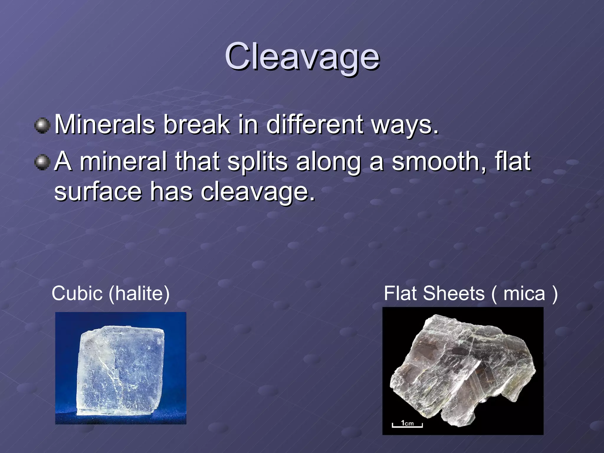 Earth Science: Identify minerals | PPT