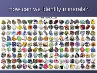 Earth Science: Identify minerals | PPT