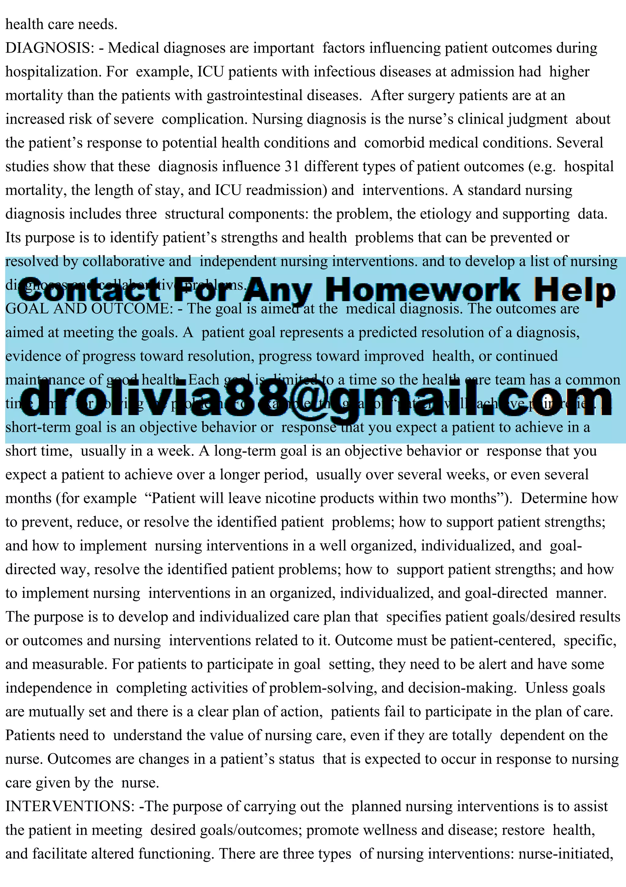 Identify nursing diagnoses goal and outcome criteria and interven.pdf