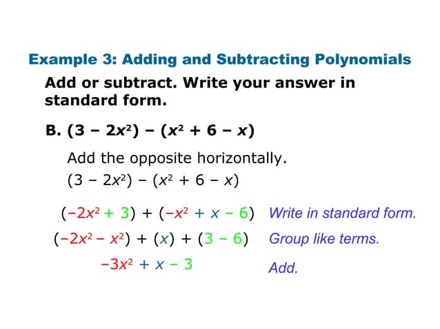 Identify Polynomials ch14 | PPT | Physics | Science