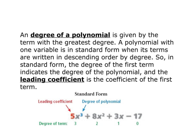 Identify Polynomials ch14 | PPT | Physics | Science