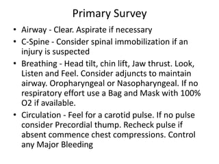 Identify stages of patient assessment | PPTX