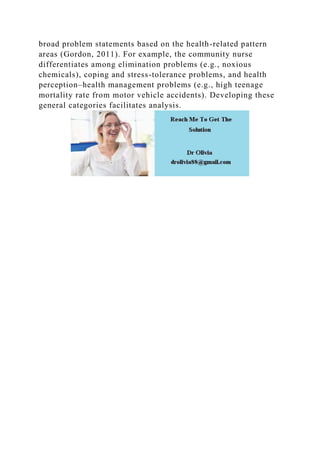 Identify Strengths and Health ConcernsInterpretation of commun.docx