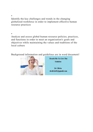 Identify the key challenges and trends in the changing globaliz.docx