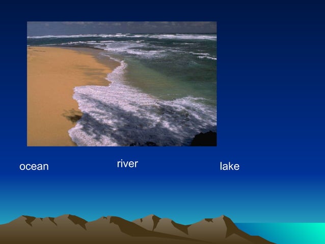 Identify the landform | PPT