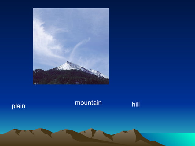 Identify the landform | PPT