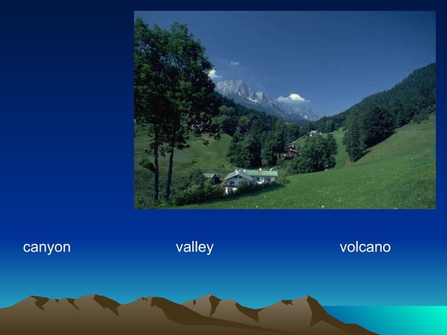 Identify the landform | PPT