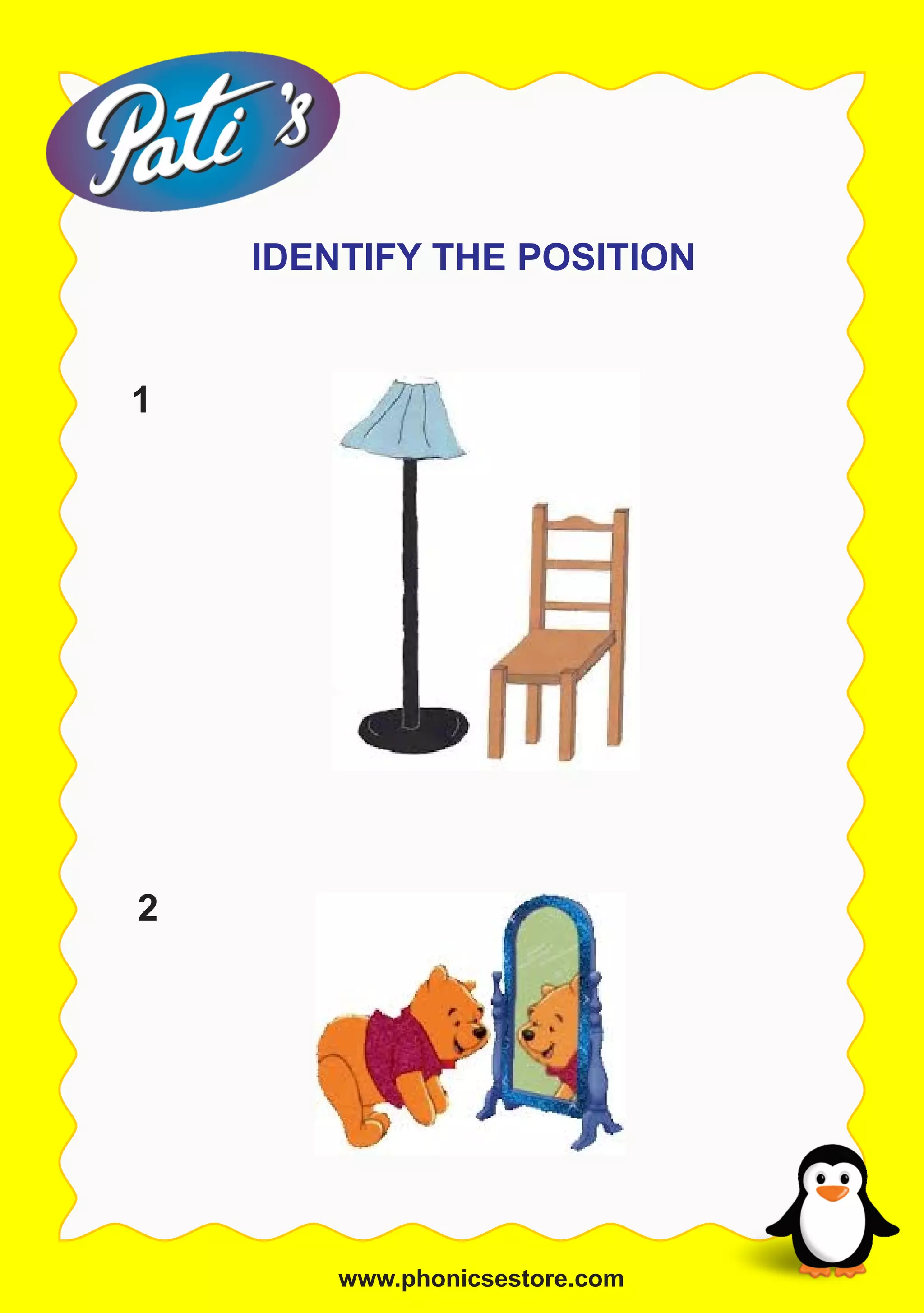 Identify the position : Prepare for Marrs Preschool bee compeition | PDF