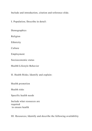 Identify the vulnerable population in detail.Identify heal.docx