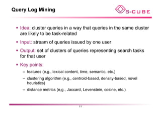 S-CUBE LP: Indentify User Tasks from Past Usage Logs | PDF