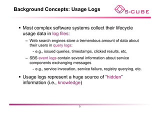 S-CUBE LP: Indentify User Tasks from Past Usage Logs | PDF