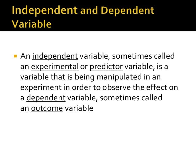 Identify variable and measurement of scale