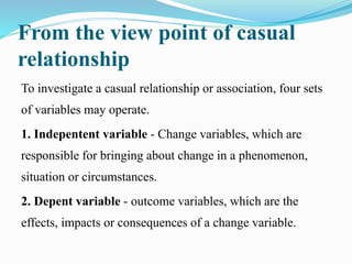Identify variables | PPTX