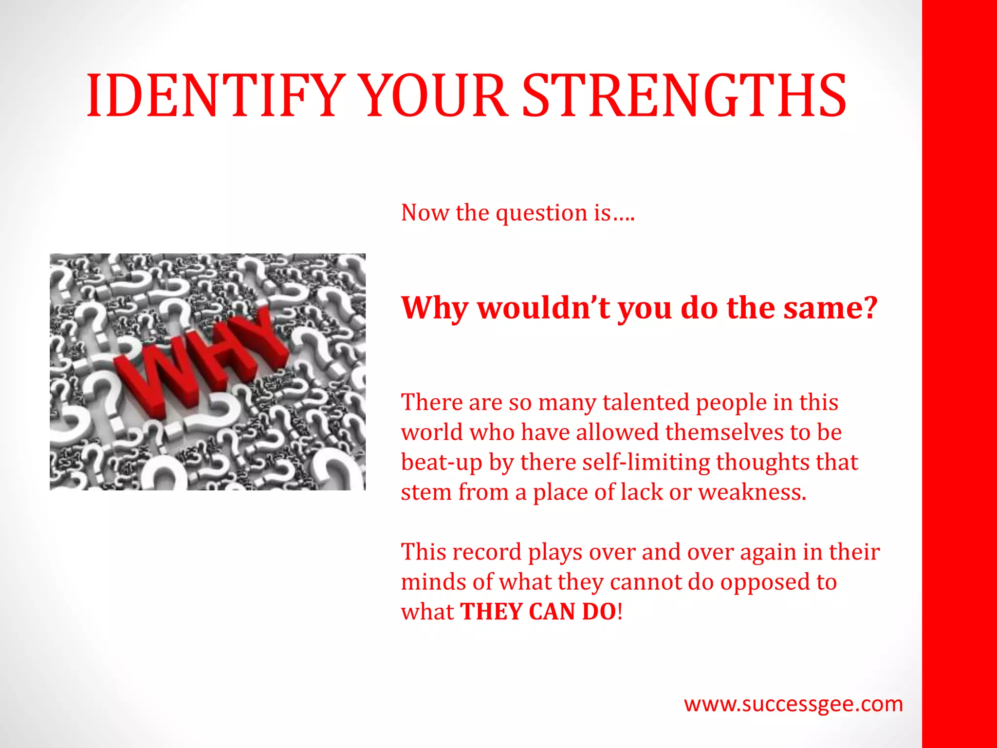 Identify your strengths | PPT
