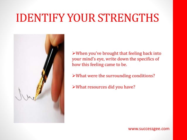 Identify your strengths | PPT